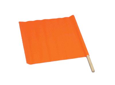 Allsafe SMC Orange Standard Vinyl Warning Flag With Dowel | All Safety ...