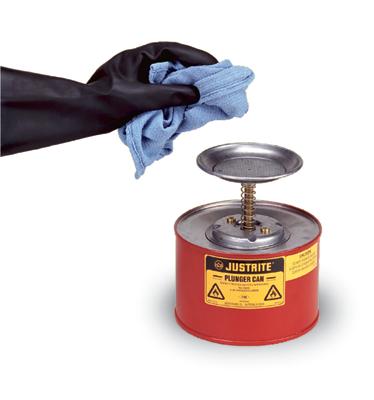 JTR10308 Justrite® Red Plunger Can For Flammables - 1 Gallon | All ...